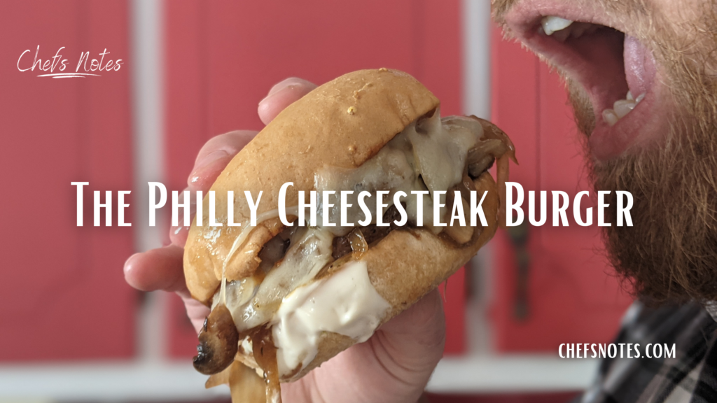 Philly Cheesesteak Burger