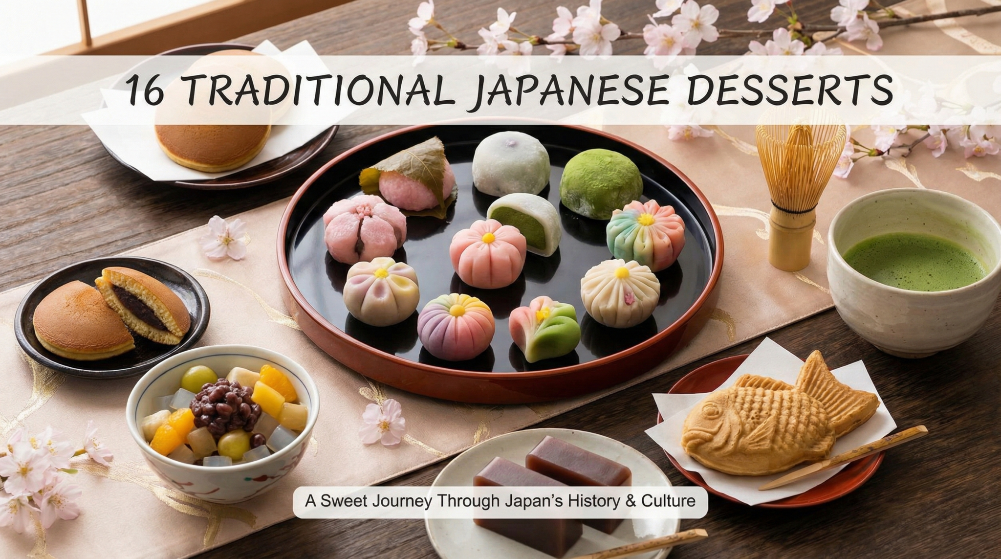 16 Traditional Japanese Desserts